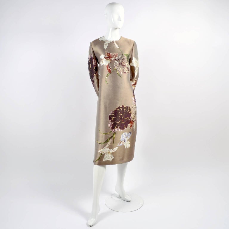 Valentino "Kimono 1997" Japanese Inspired Floral Column Dress, 2016 at ...
