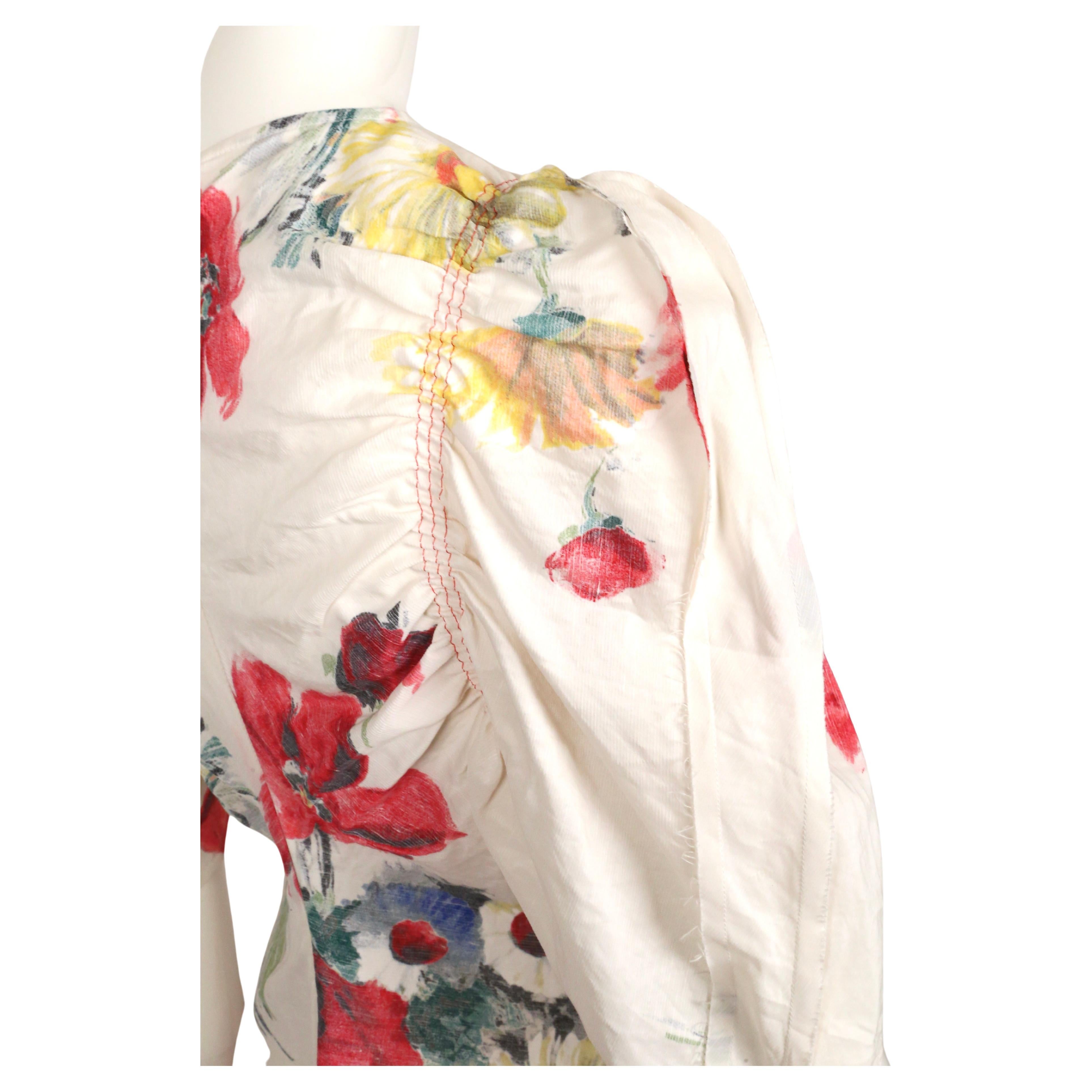 2017 Celine By Phoebe Philo floral jumpsuit dress For Sale at 1stDibs