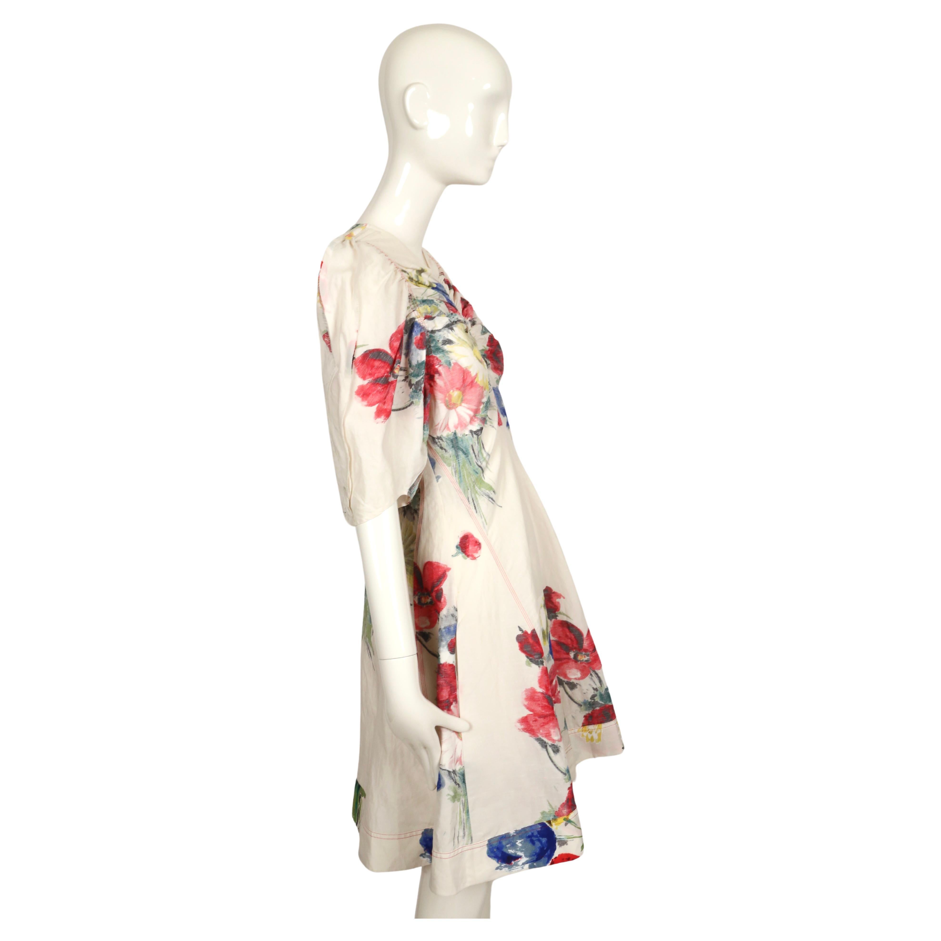2017 Celine By Phoebe Philo floral jumpsuit dress For Sale at 1stDibs