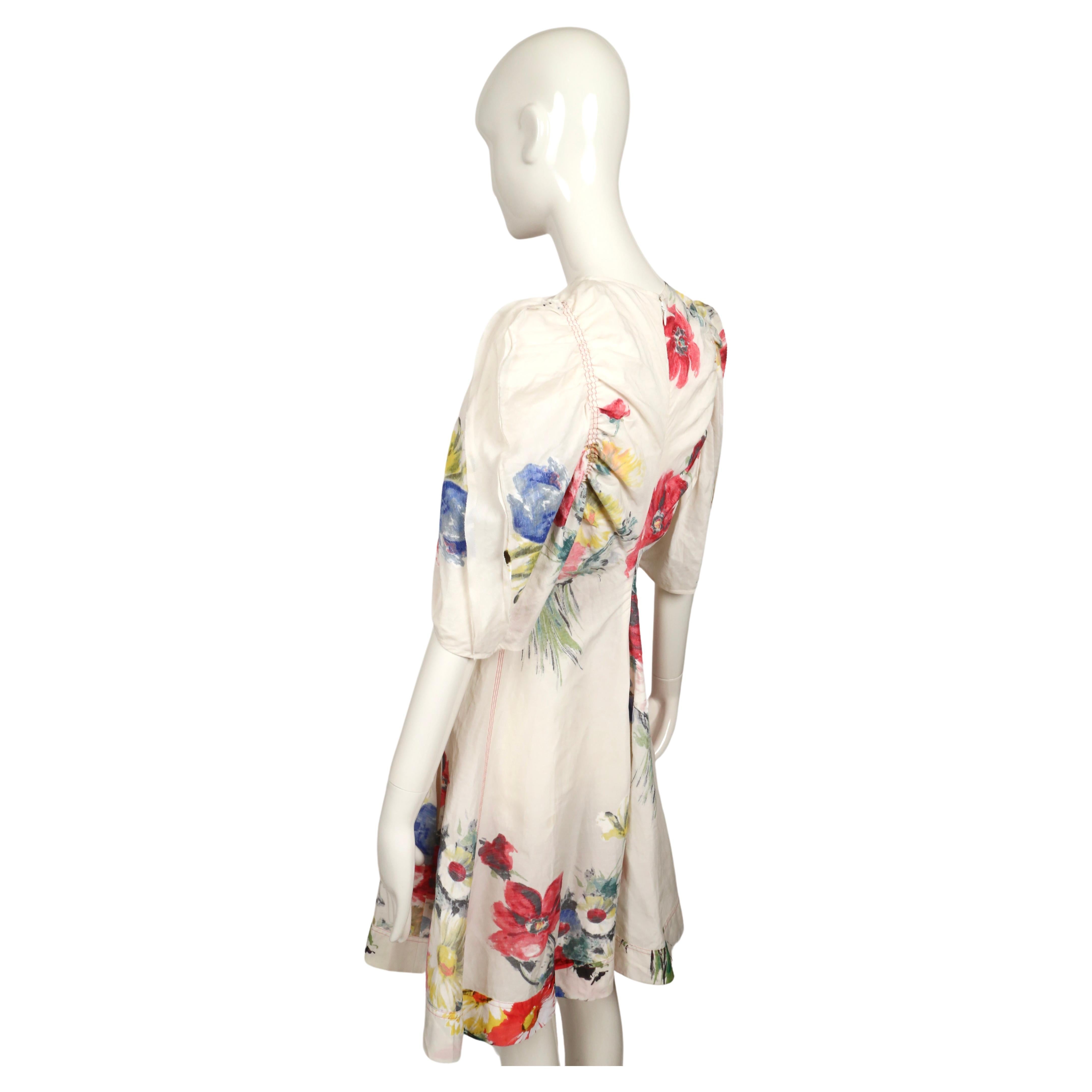 2017 Celine By Phoebe Philo floral jumpsuit dress For Sale at 1stDibs