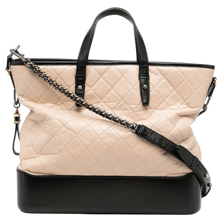 Chanel Gabrielle Leather Tote Bag For Sale at 1stDibs