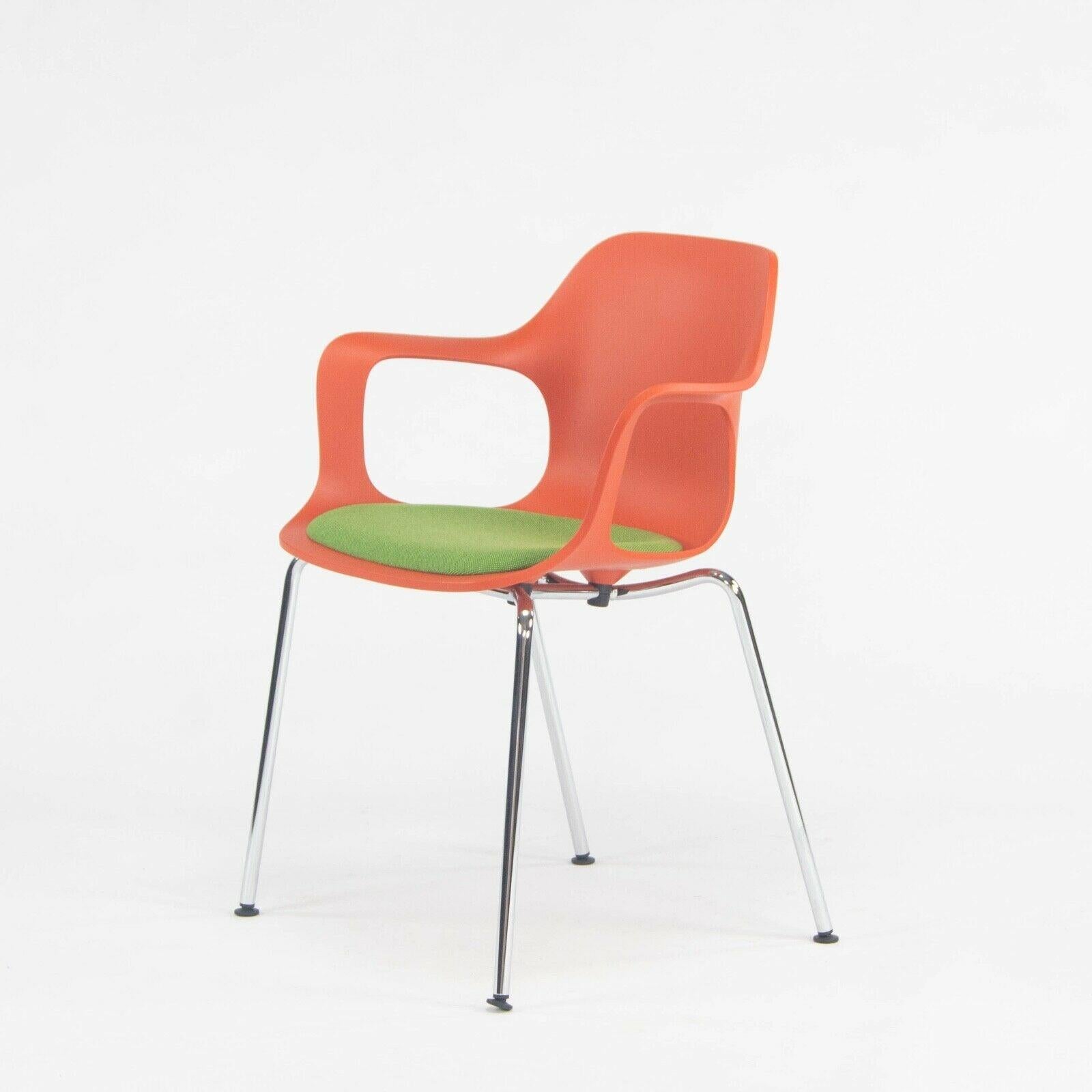 2018 Jasper Morrison Hal Tube Stacking Armchair by Vitra in Orange and ...