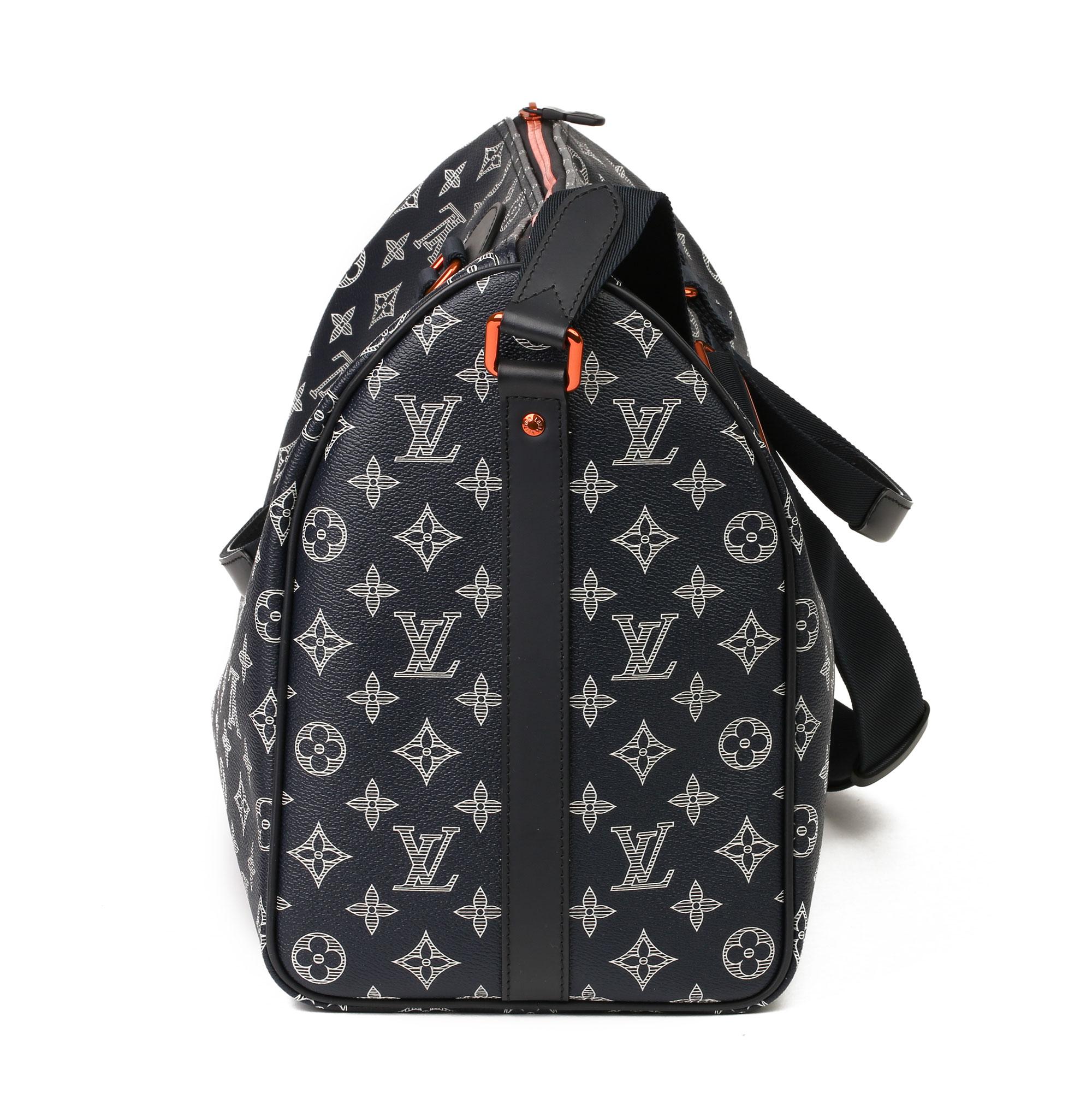 2018 Louis Vuitton Navy Pacific Monogram Canvas and Leather Upside Down Speedy 40 at 1stDibs ...