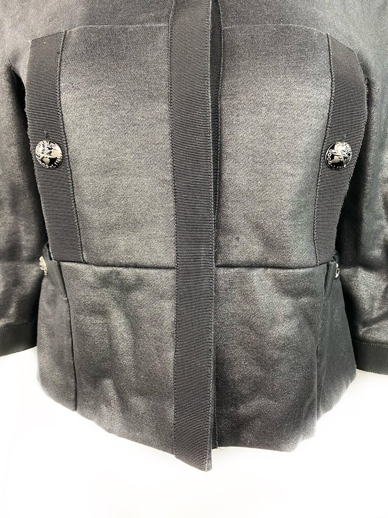 2019 Coco Chanel Cruise Resort Collection Black, Navy Cotton Jacket ...