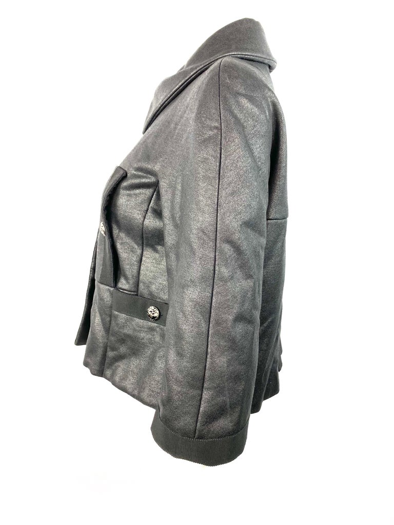 2019 Coco Chanel Cruise Resort Collection Black, Navy Cotton Jacket ...