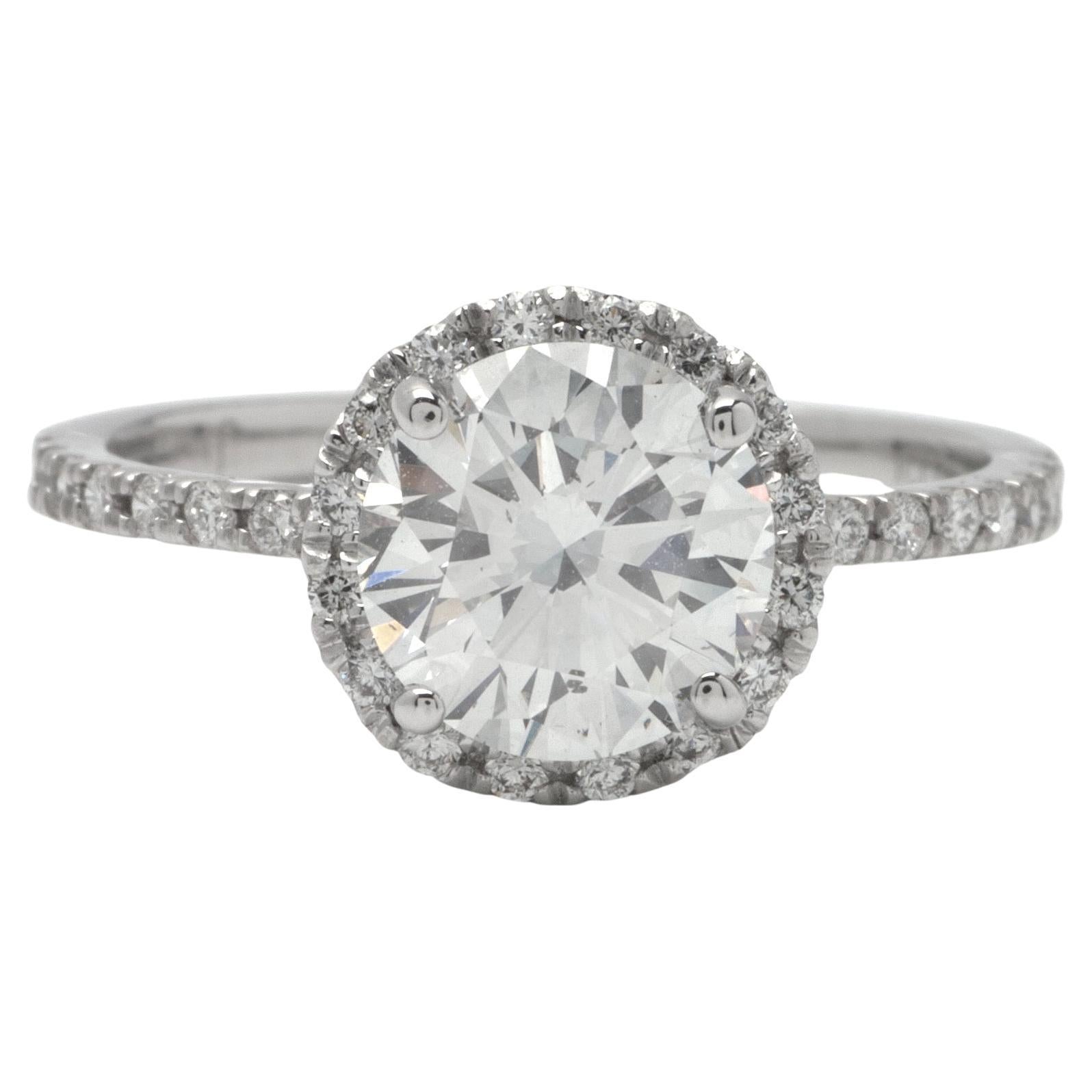 0.50ct Estate Vintage Diamond Snowflake Cluster Engagement Ring 14k ...