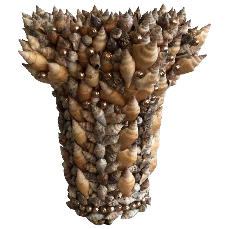 2020 Handmade Shell Vase For Sale at 1stDibs