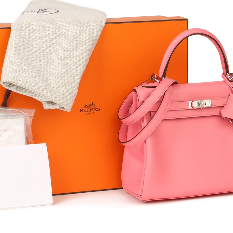 2020 Hermès Rose Ete Swift Leather Kelly 25cm at 1stDibs | pink kelly bag