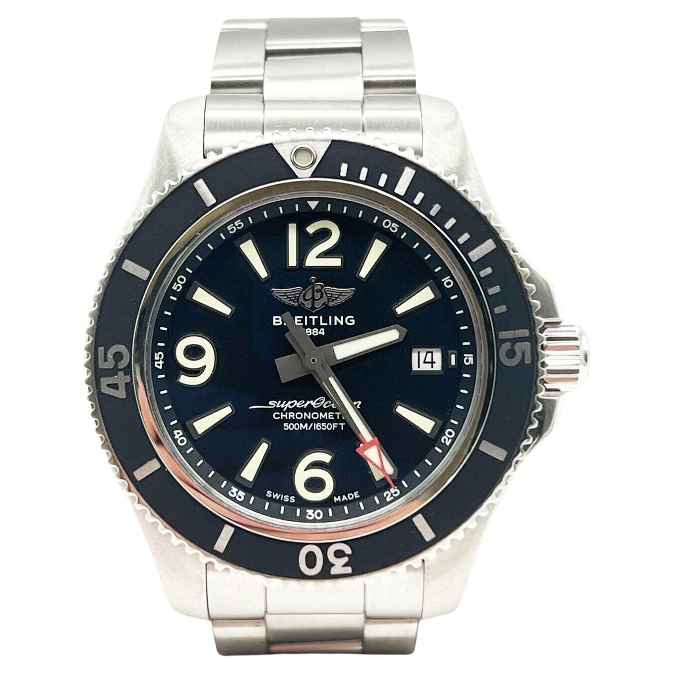 Breitling Superocean Stainless Steel A13302024 Wristwatch at 1stDibs