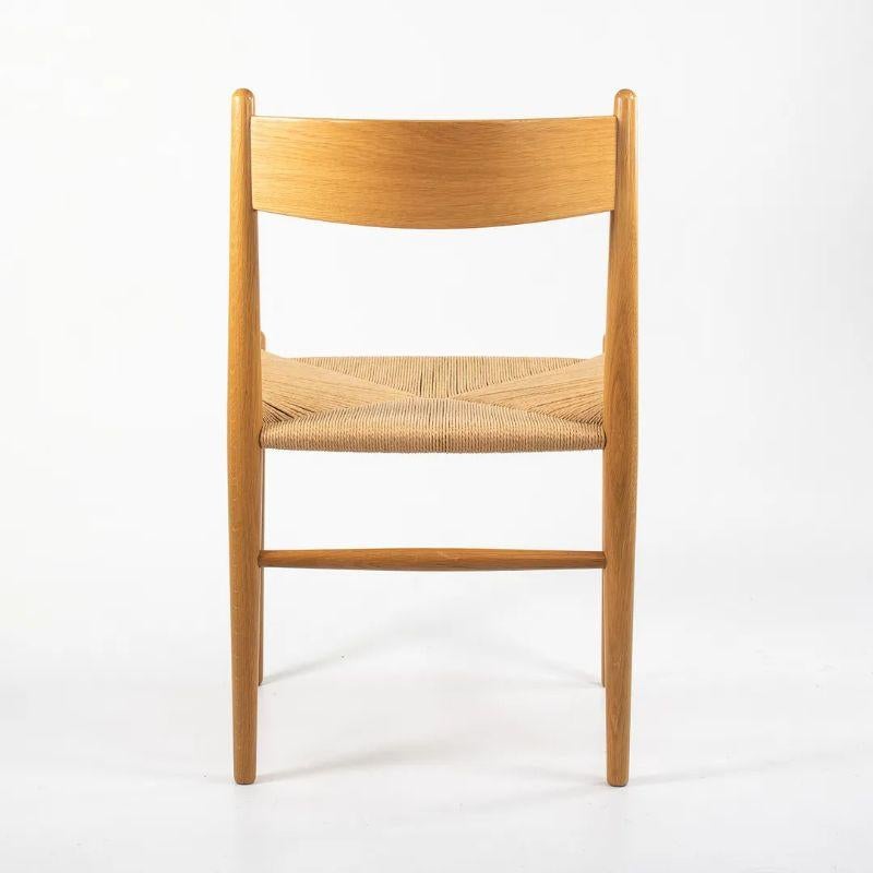 2021 CH36 Dining Chair by Hans Wegner for Carl Hansen in Oak with Paper Cord For Sale at 1stDibs