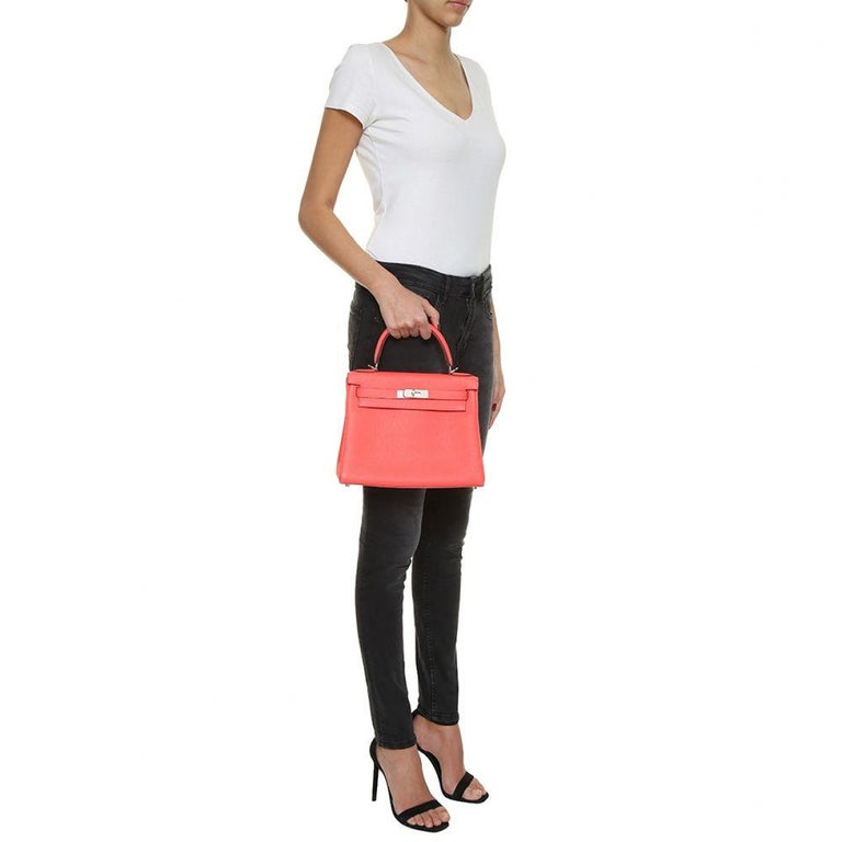 2021 Hermès Kelly 28 cm Texas Pink at 1stDibs