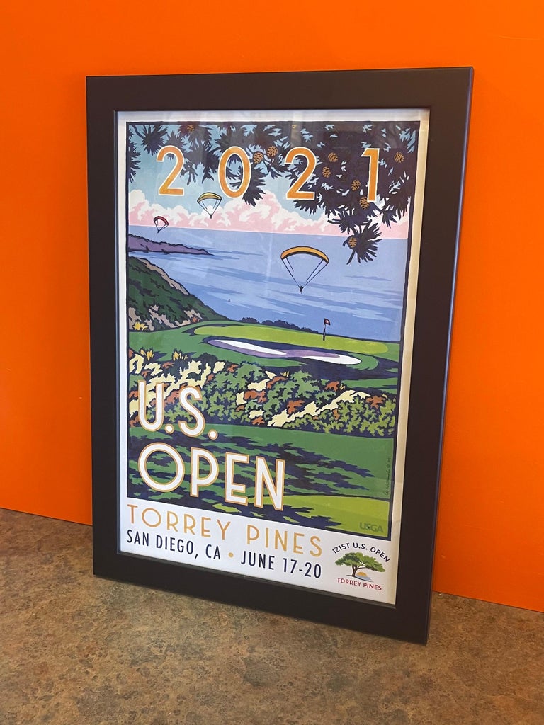 2021 U.S. Open Golf Poster Torrey Pines by Lee Wybranski For Sale at ...