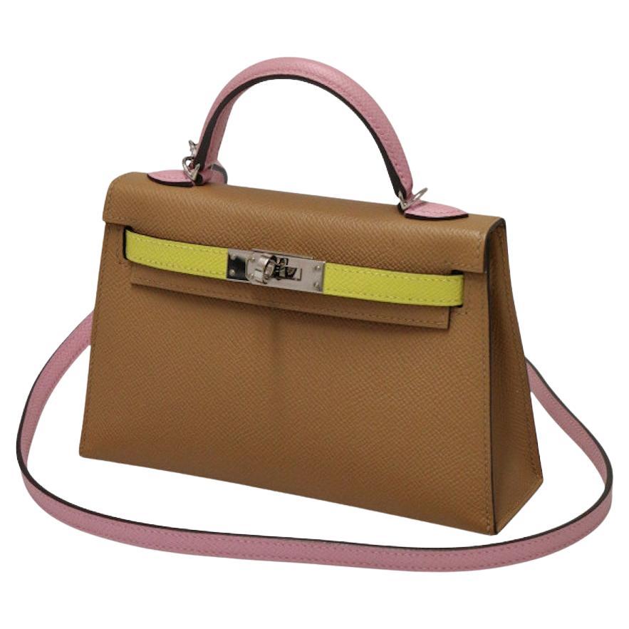 Hermes Kelly Wood Perspective 22 Cavaliere Multicolor NEW For Sale at ...
