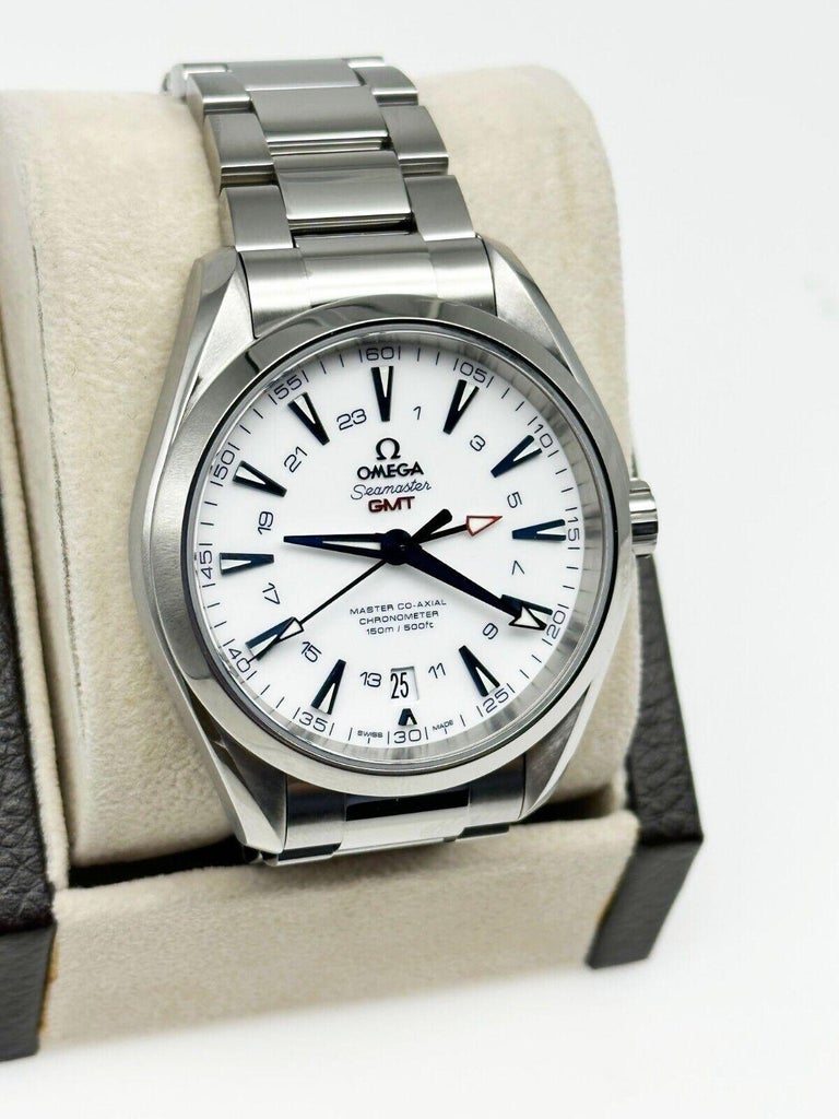 2022 Omega 231.90.43.22.04.001 Seamaster Aqua Terra GMT Titanium Box ...