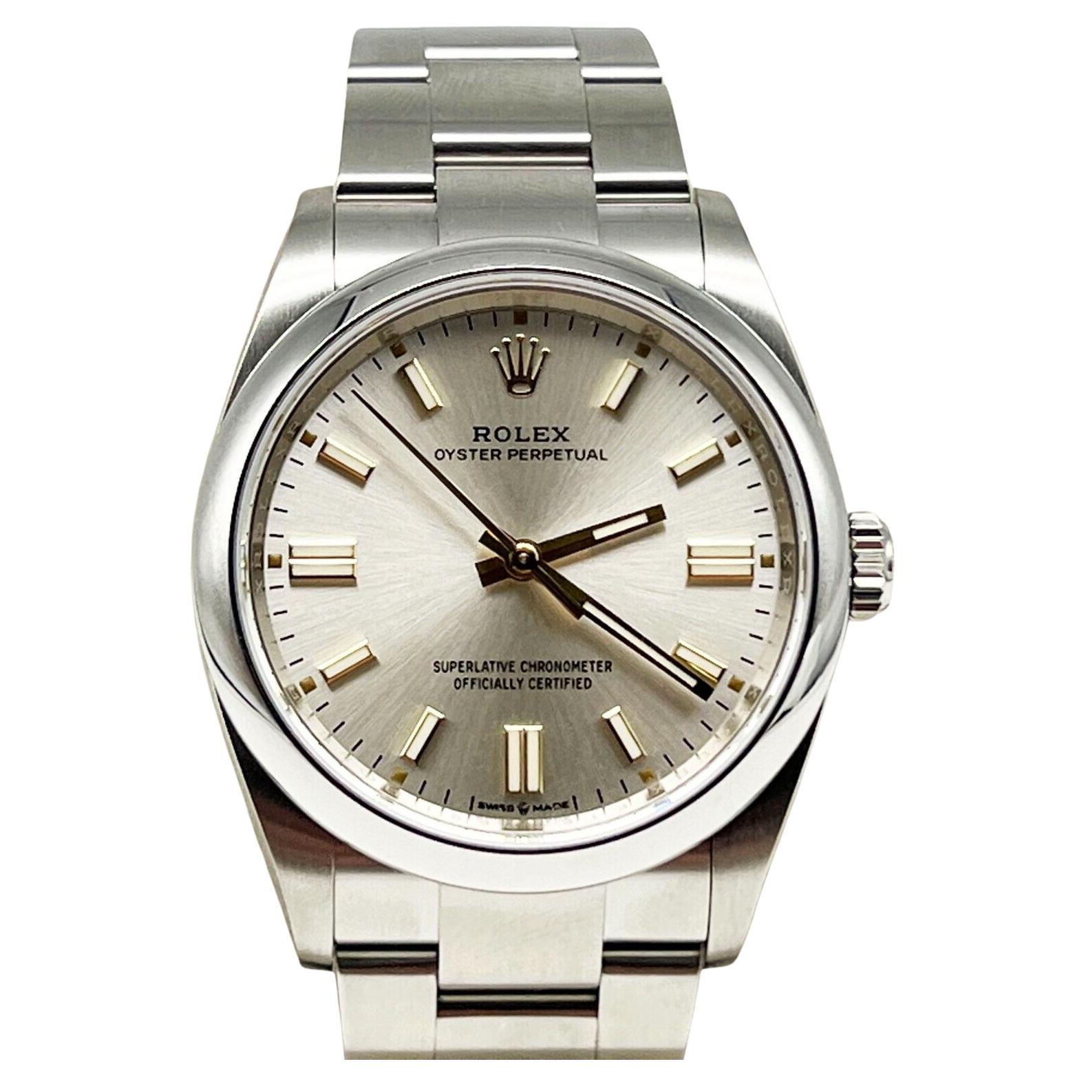 Rolex Oyster Perpetual Candy Pink Dial 126000 For Sale at 1stDibs