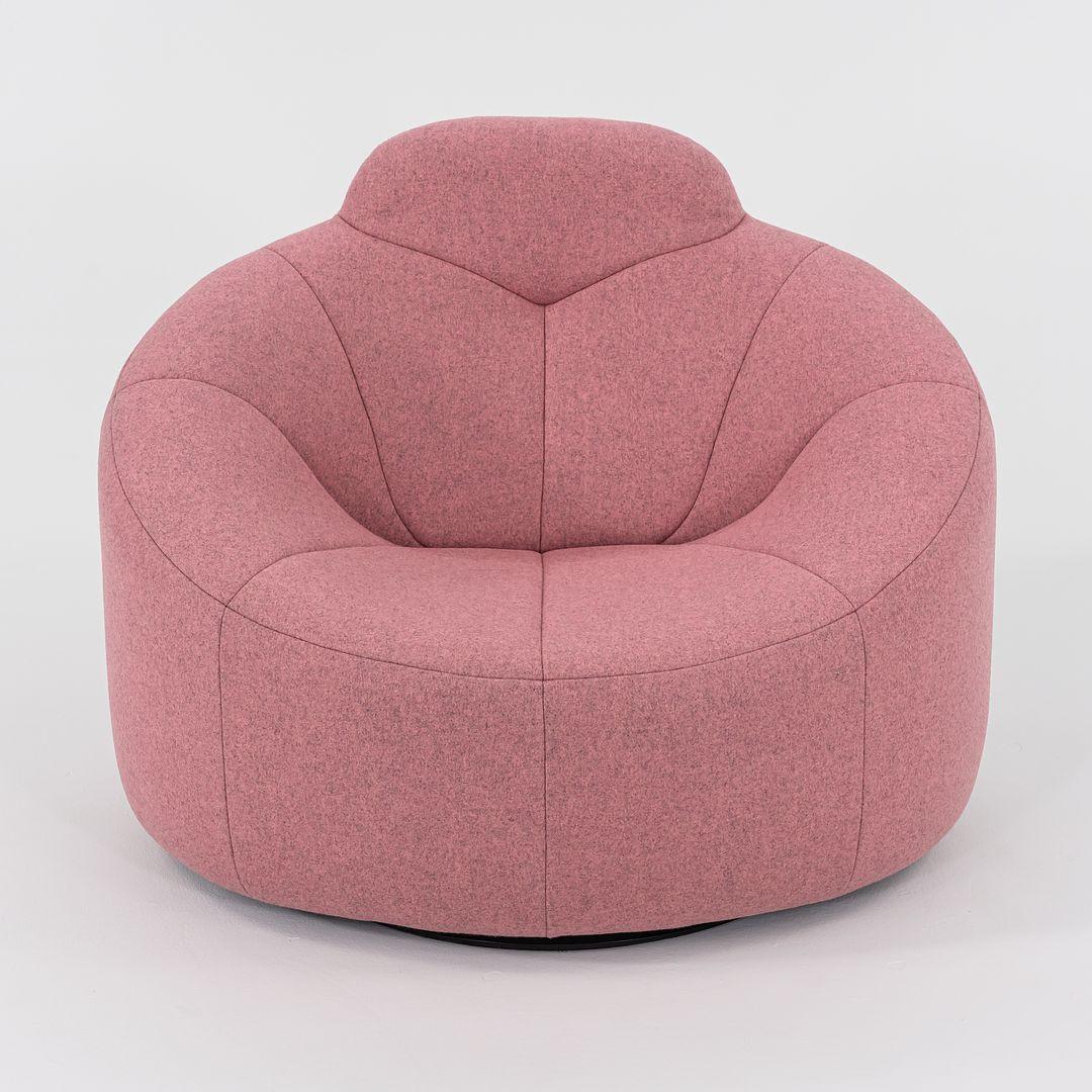 2023 Pumpkin High Back Swivel Lounge Chair by Pierre Paulin in Divina ...