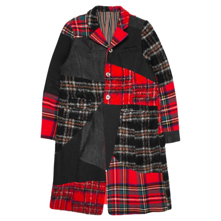 20471120 Mohair Patchwork Coat For Sale at 1stDibs