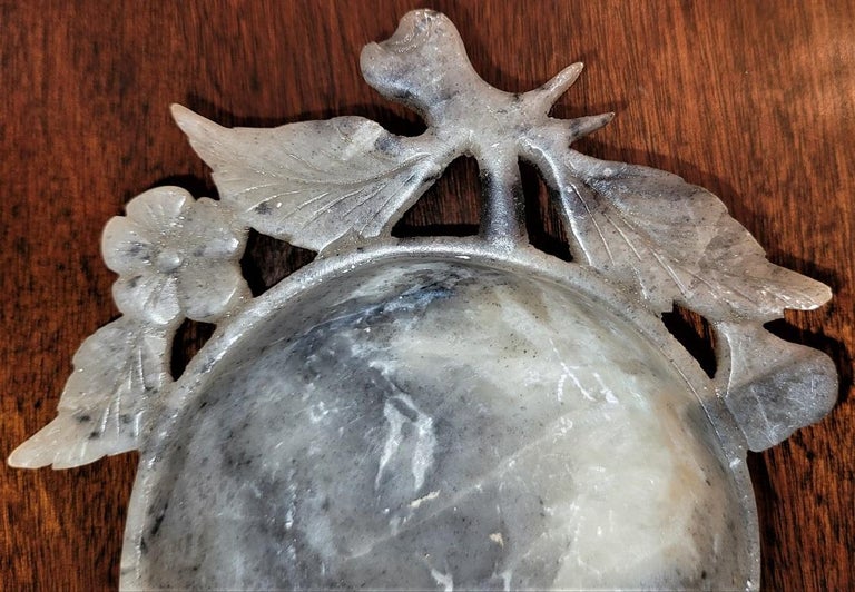 20C Chinese Soapstone Polished Ring Dish For Sale at 1stDibs