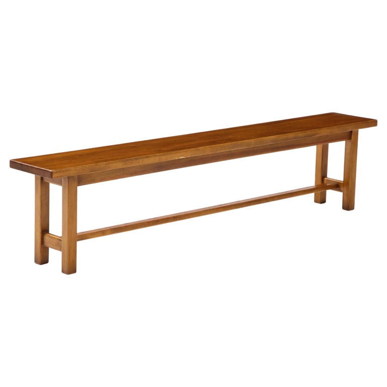 20th C. Alpine Ski Bench, France, c. 1950's 'Pair Available' at 1stDibs