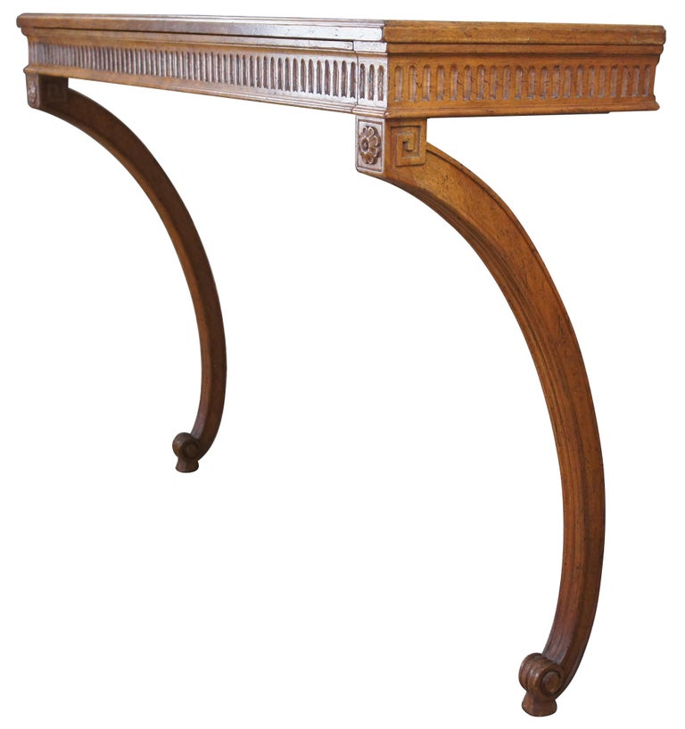 20th C. Italian Neoclassical Carved Walnut Entry Hall Wall Mount ...