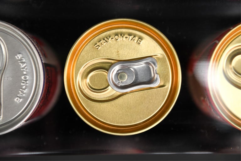 20th Century Suspended Coca Cola Cans in Lucite For Sale at 1stDibs