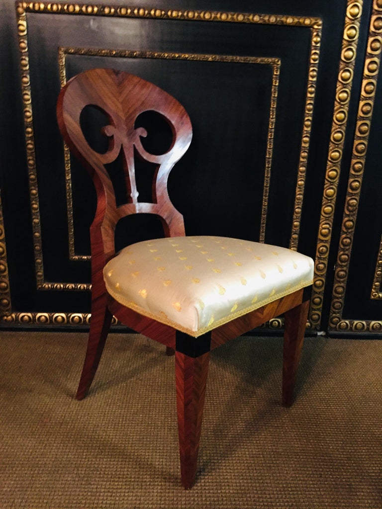 20th Century 4 Vienna Biedermeier Chairs after antique Josef Danhauser ...