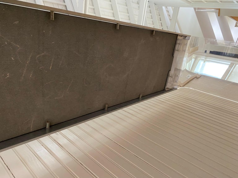 20th Century Acrylic, Chrome and Quartz Waterfall Console Table For ...