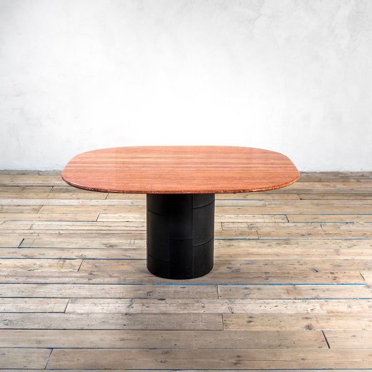 20th Century Afra and Tobia Scarpa Dining Table Model Tobio with Marble ...
