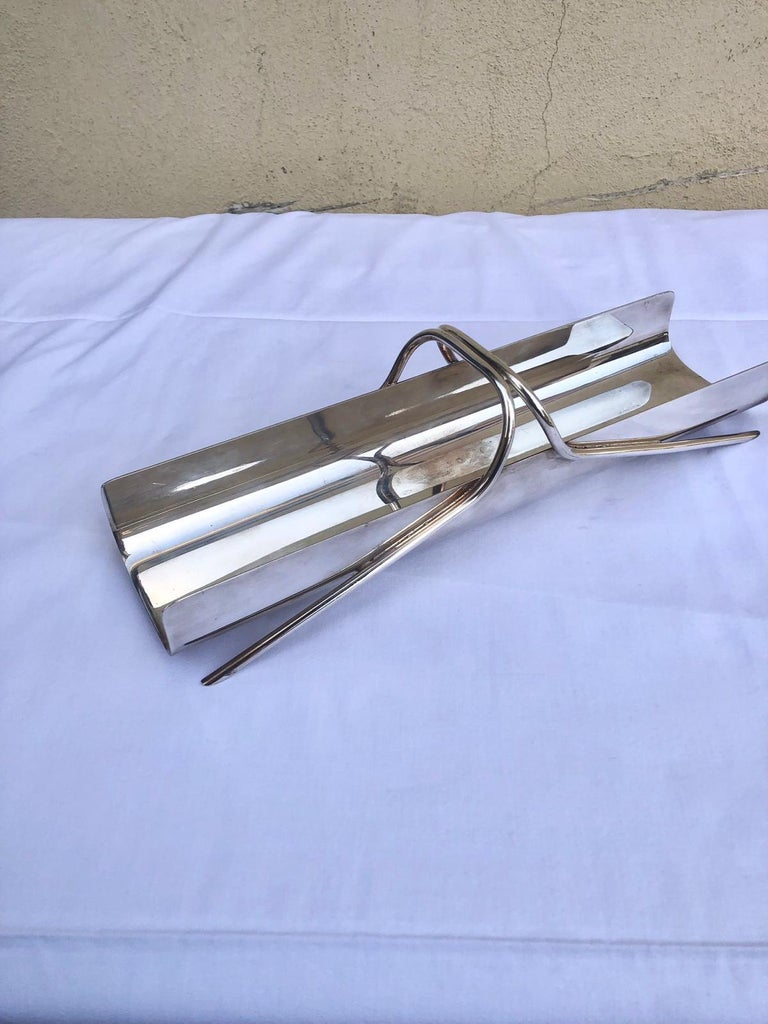 20Th Century, Amazing, Christofle silver-plated breadstick holder ...