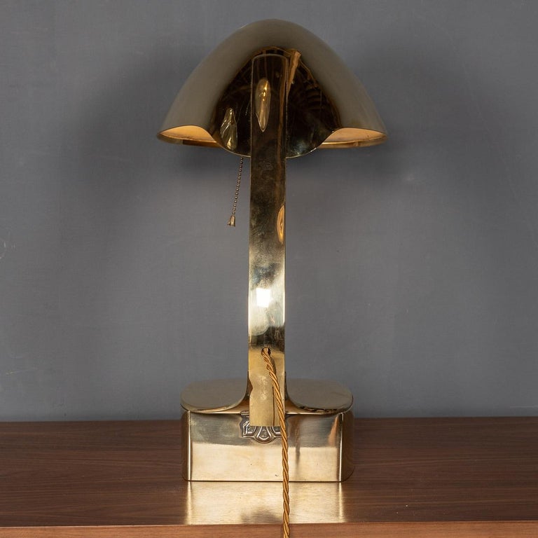 20th Century American Art Deco Brass Table Lamp, c.1930 at 1stDibs