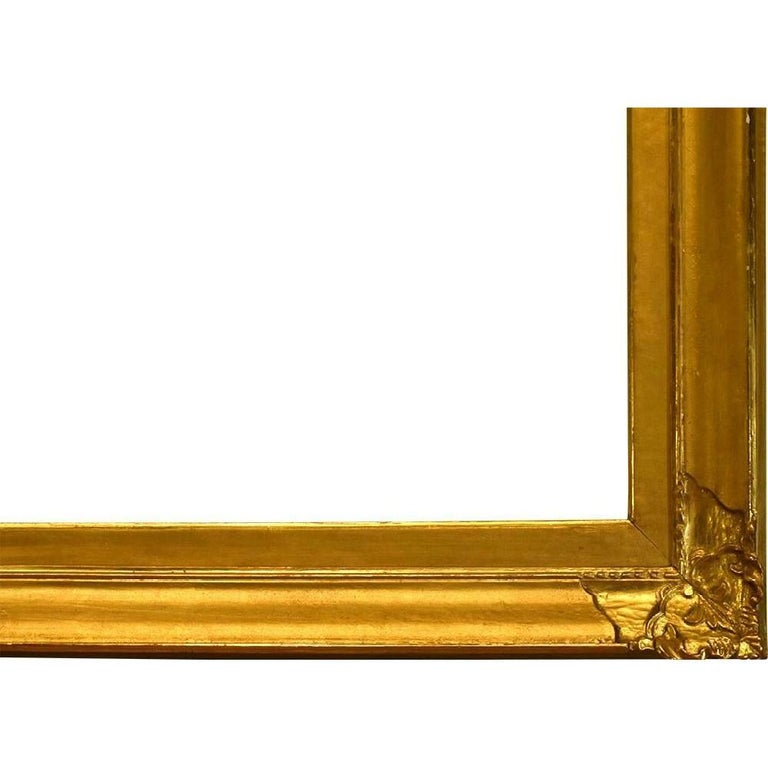 20th Century American Arts and Crafts Gold Leaf 20x27 Picture Frame For ...