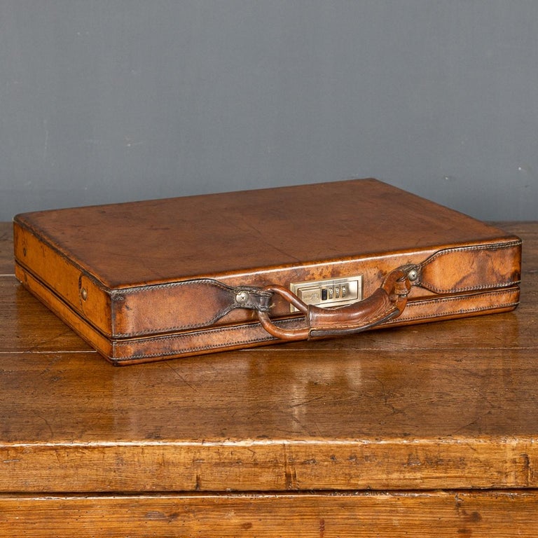 20th Century American Leather Briefcase by Hartmann, circa 1920 For ...
