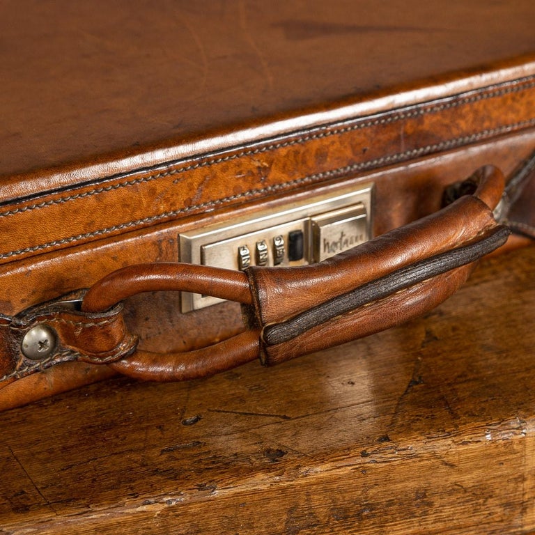 20th Century American Leather Briefcase by Hartmann, circa 1920 For ...