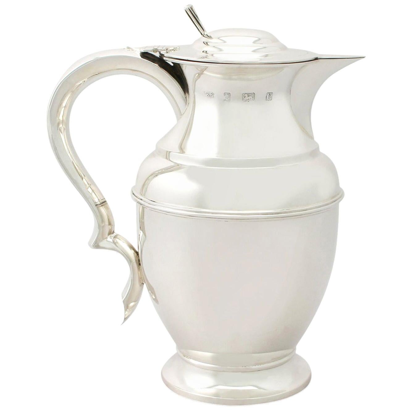 Edwardian English Sterling Silver Galleried Drinks Tray 1901 at 1stDibs