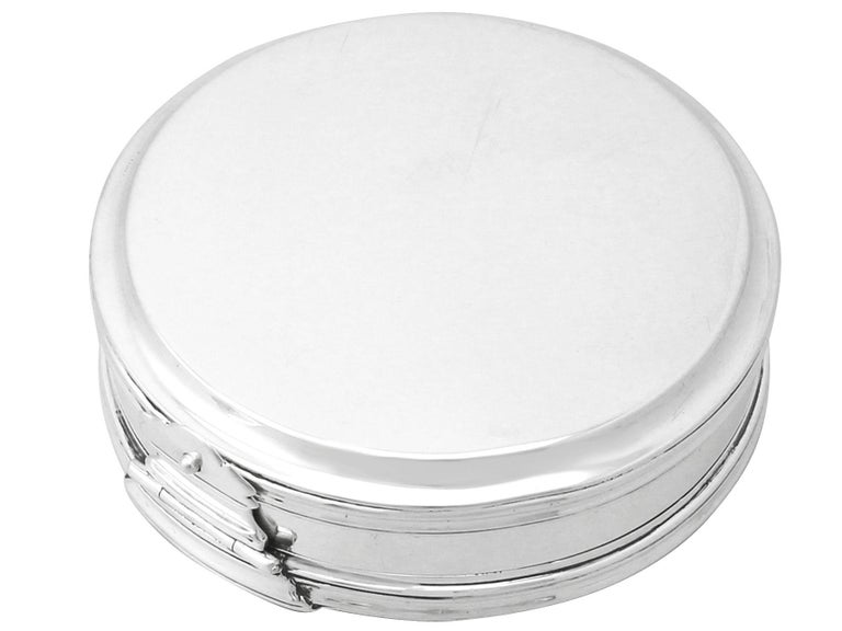 20th Century Antique Queen Anne Style English Sterling Silver Box For ...