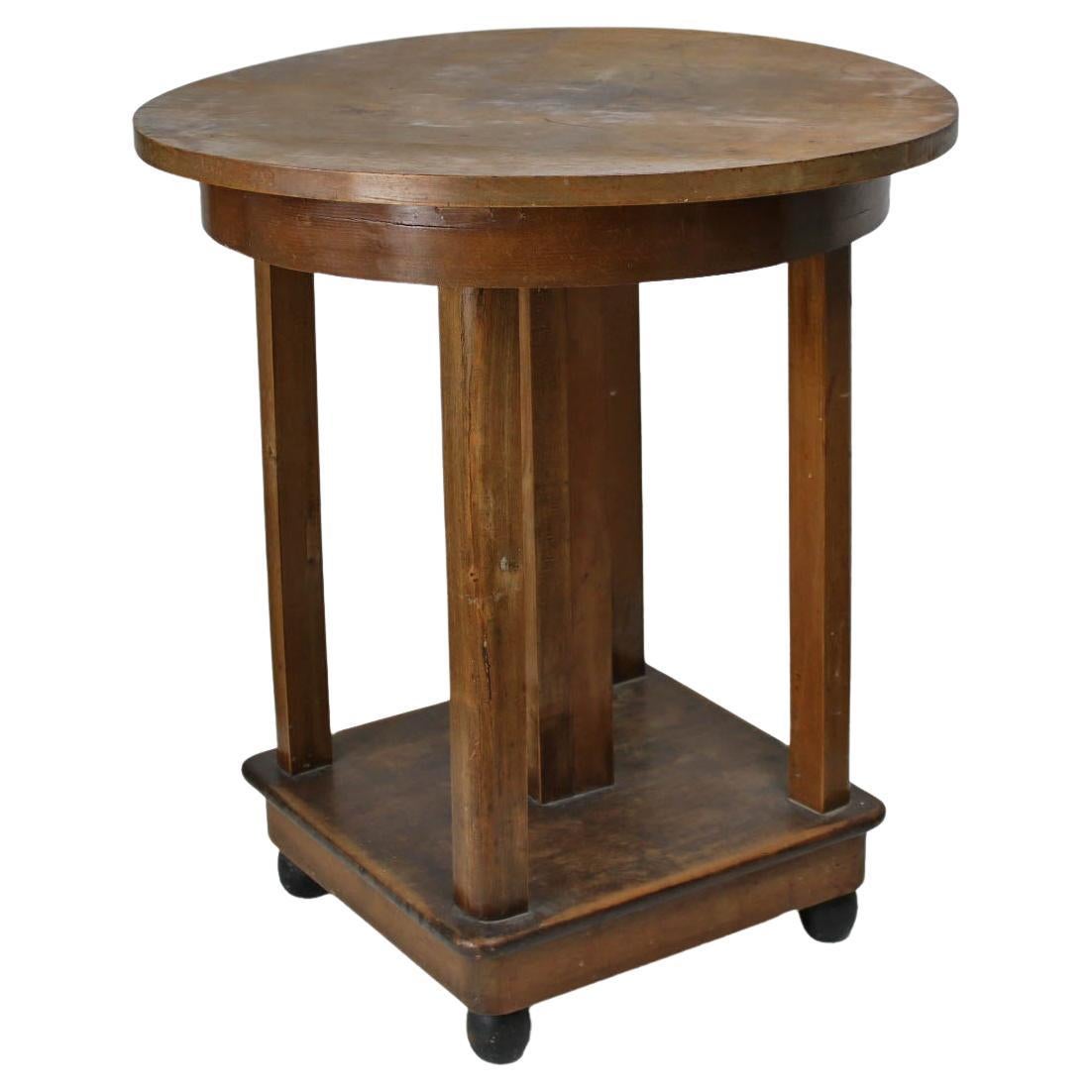 Early 20th Century French Art Deco Period Walnut Coffee Table or ...