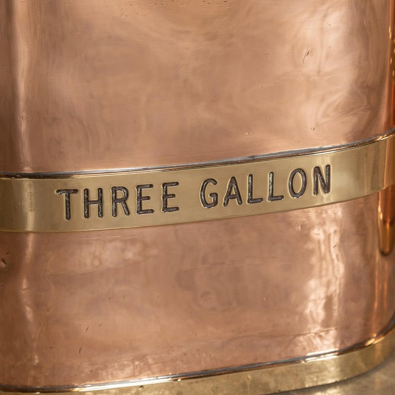 20th Century Art Deco Set of Copper Petrol Cans, C.1930 at 1stDibs
