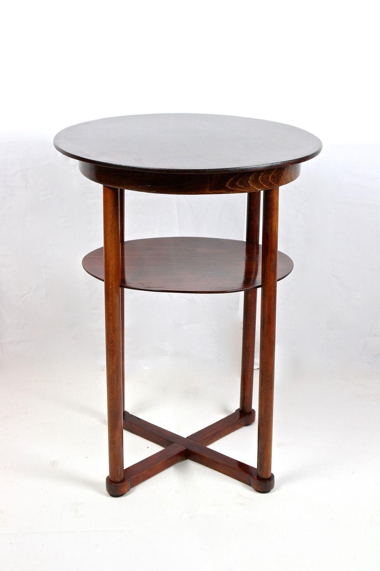 20th Century Art Nouveau Bentwood Side Table by Mundus Vienna, Austria ...