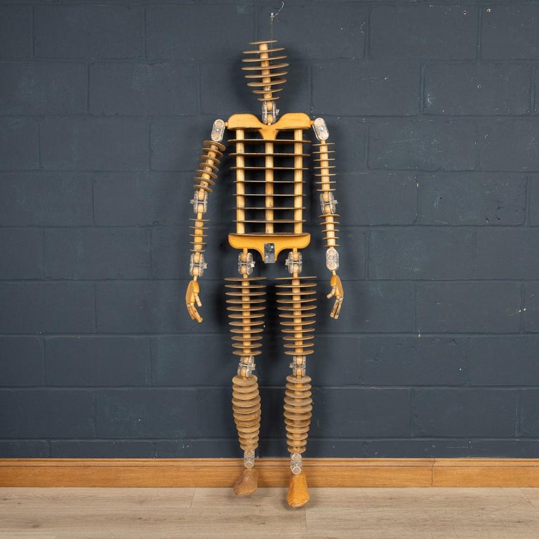 20th Century Articulated Artist's Lay Figure in Plywood, England, c ...