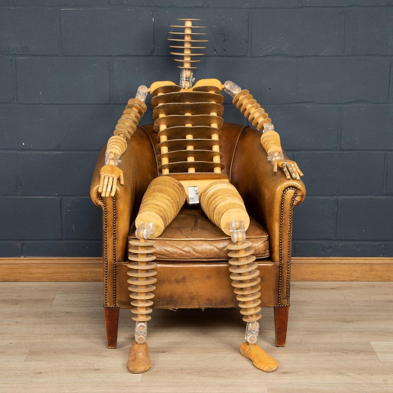 20th Century Articulated Artist's Lay Figure in Plywood, England, c ...