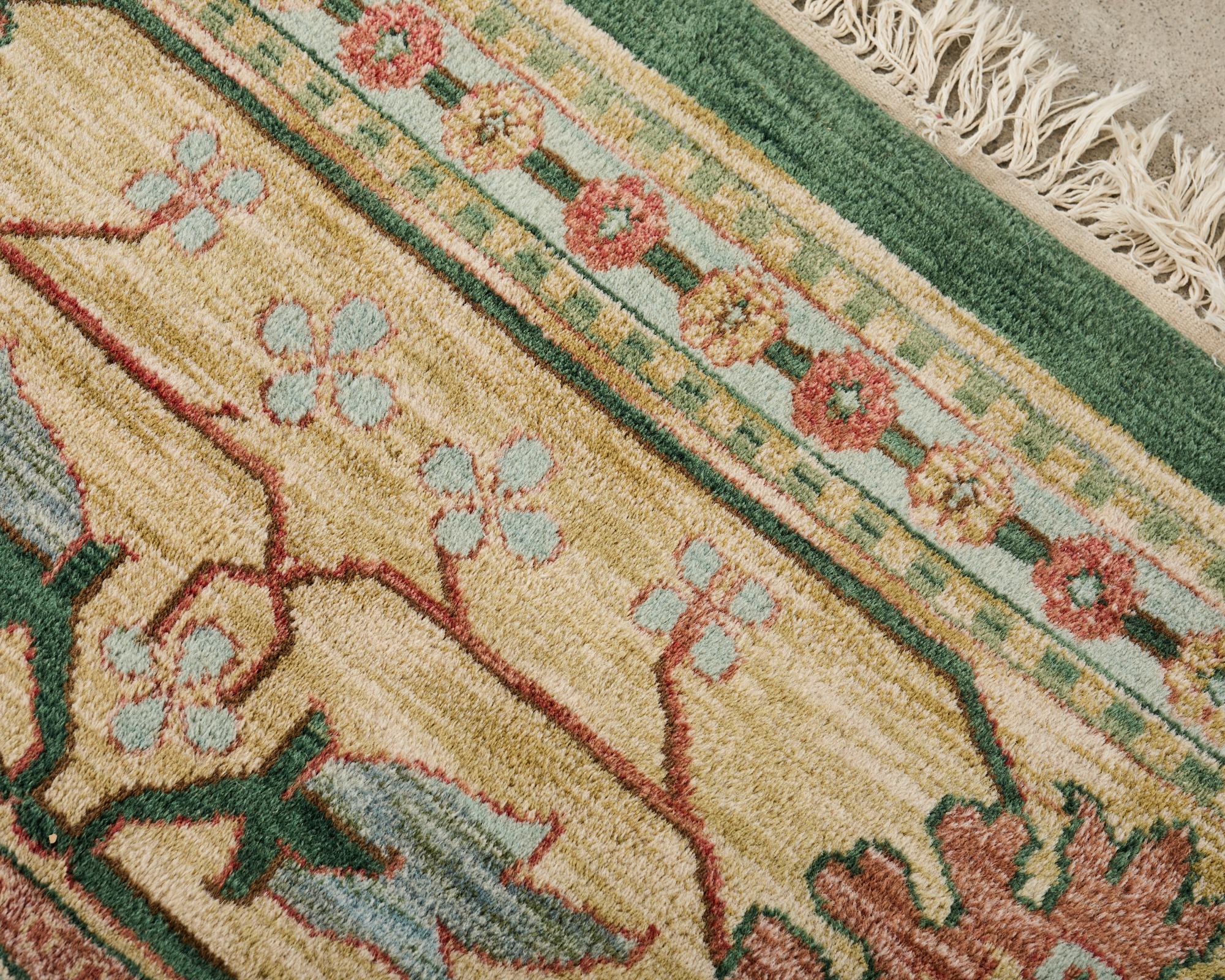 Late 20th Century Arts and Crafts Donegal Style Rug 17.6' x 12' For ...