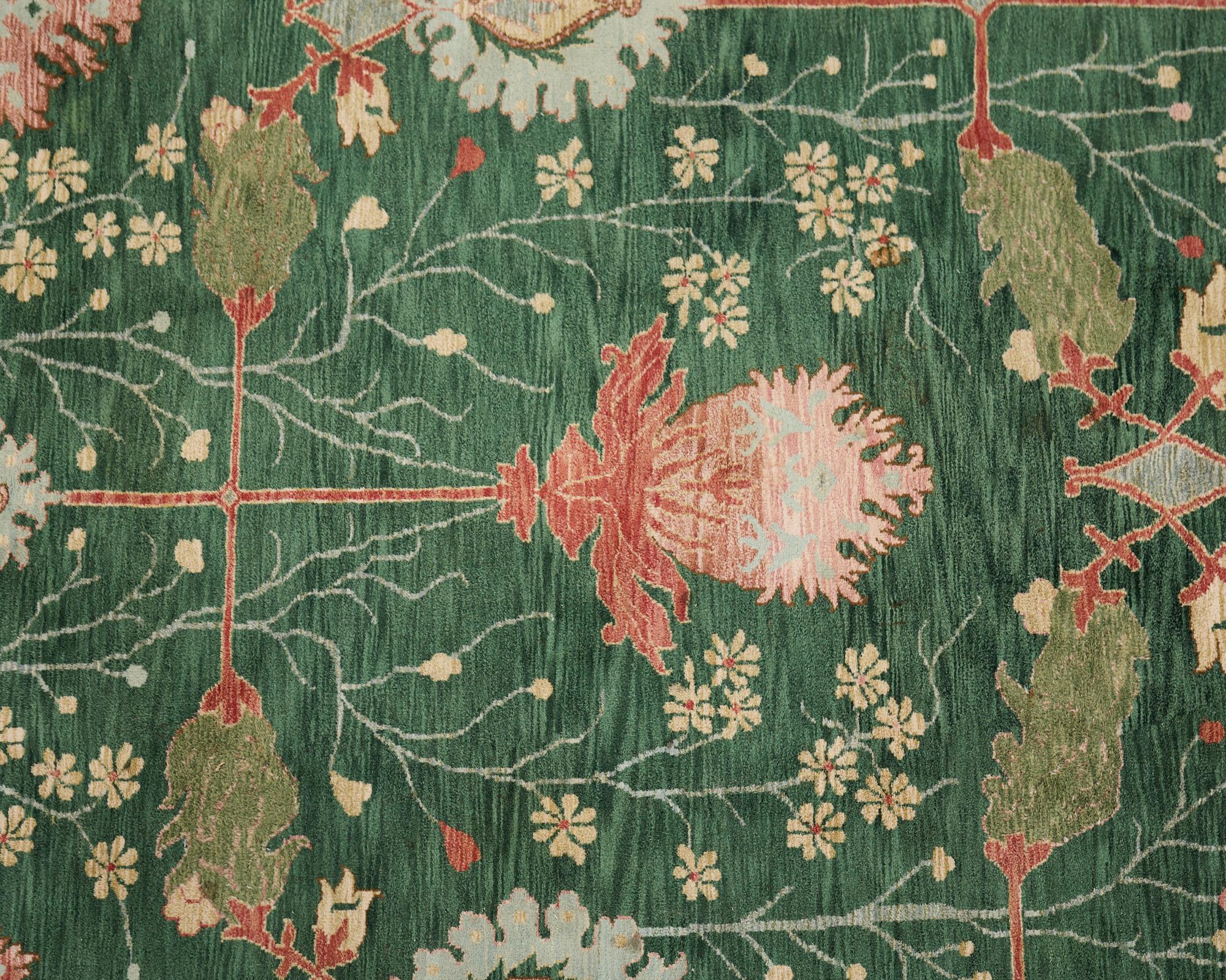 Late 20th Century Arts and Crafts Donegal Style Rug 17.6' x 12' For ...