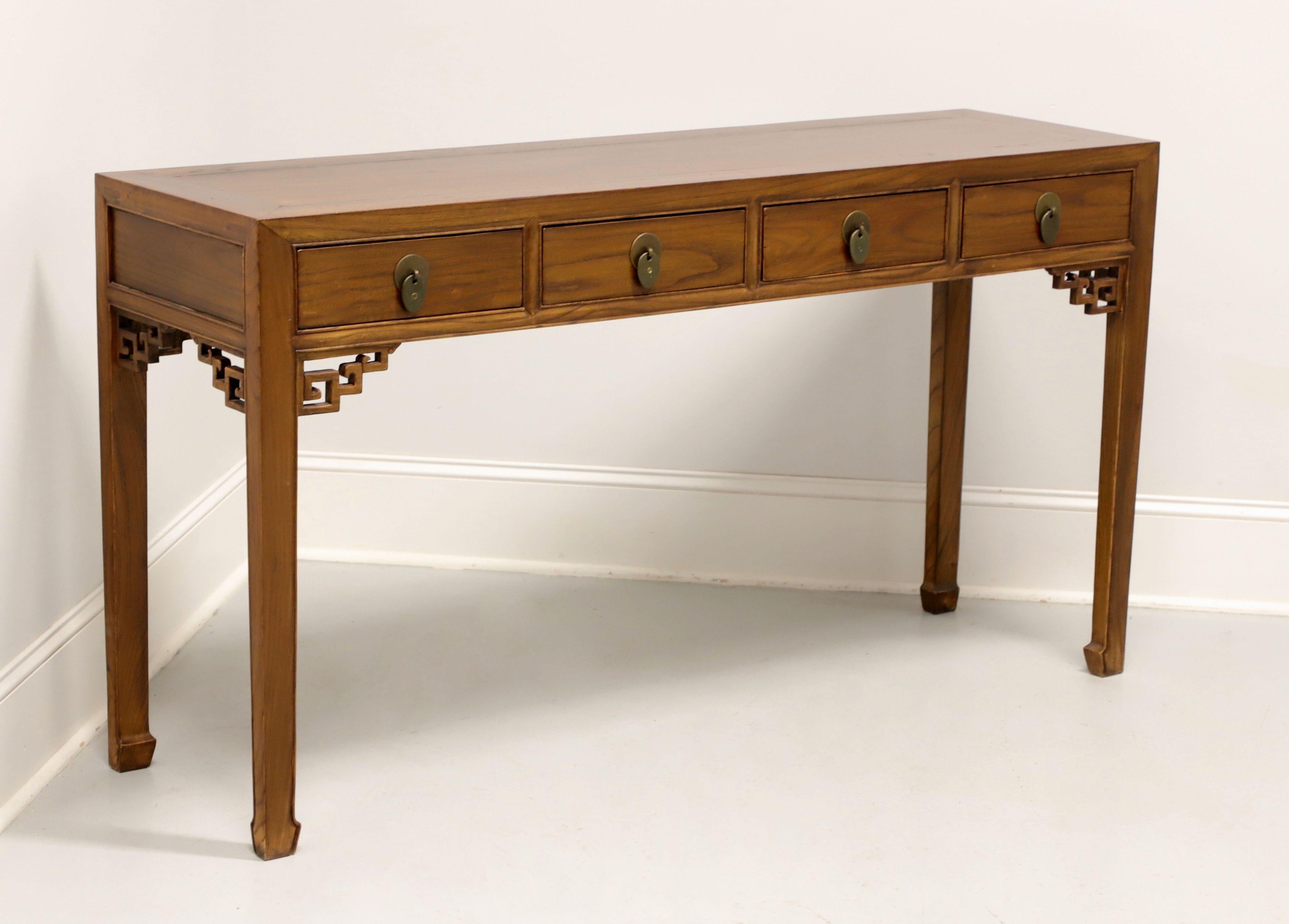 20th Century Asian Style Chinese Elm Console Sofa Table at 1stDibs