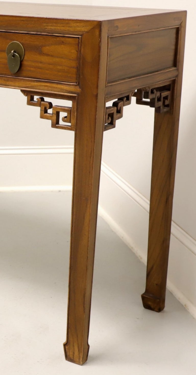 20th Century Asian Style Chinese Elm Console Sofa Table For Sale at 1stDibs