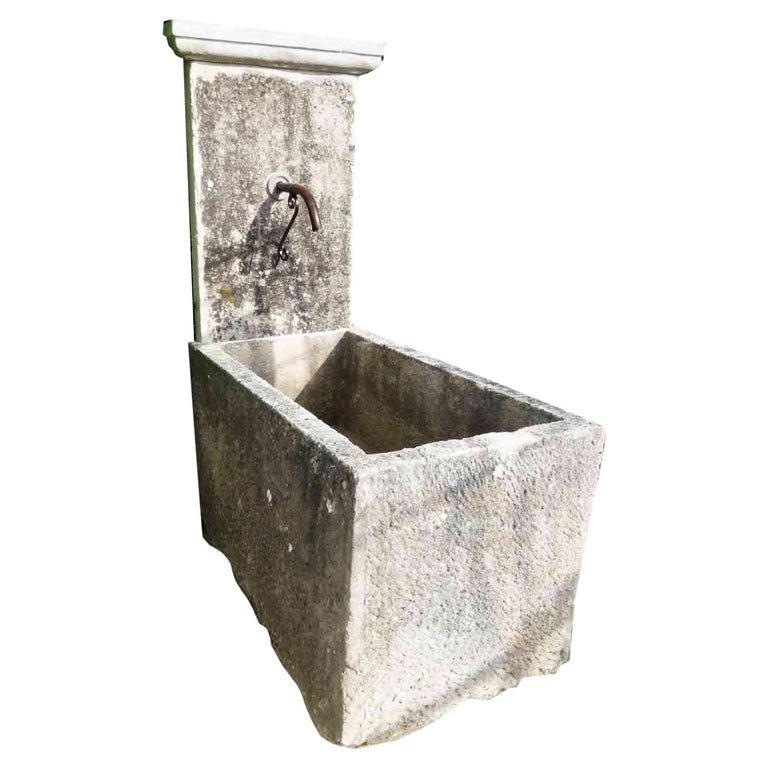 20th Century Assembled Fountain with Quaternary Limestone from Portugal ...