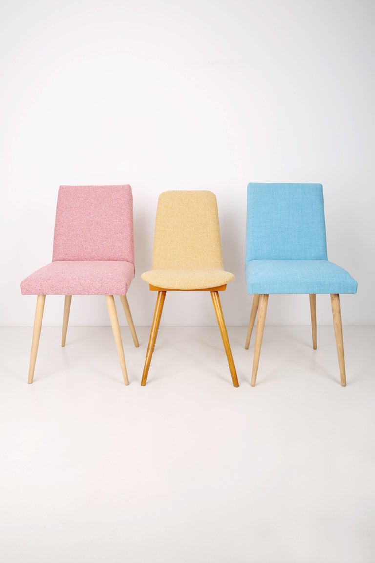 20th Century Baby Blue Chair, 1960s, Poland For Sale at 1stDibs