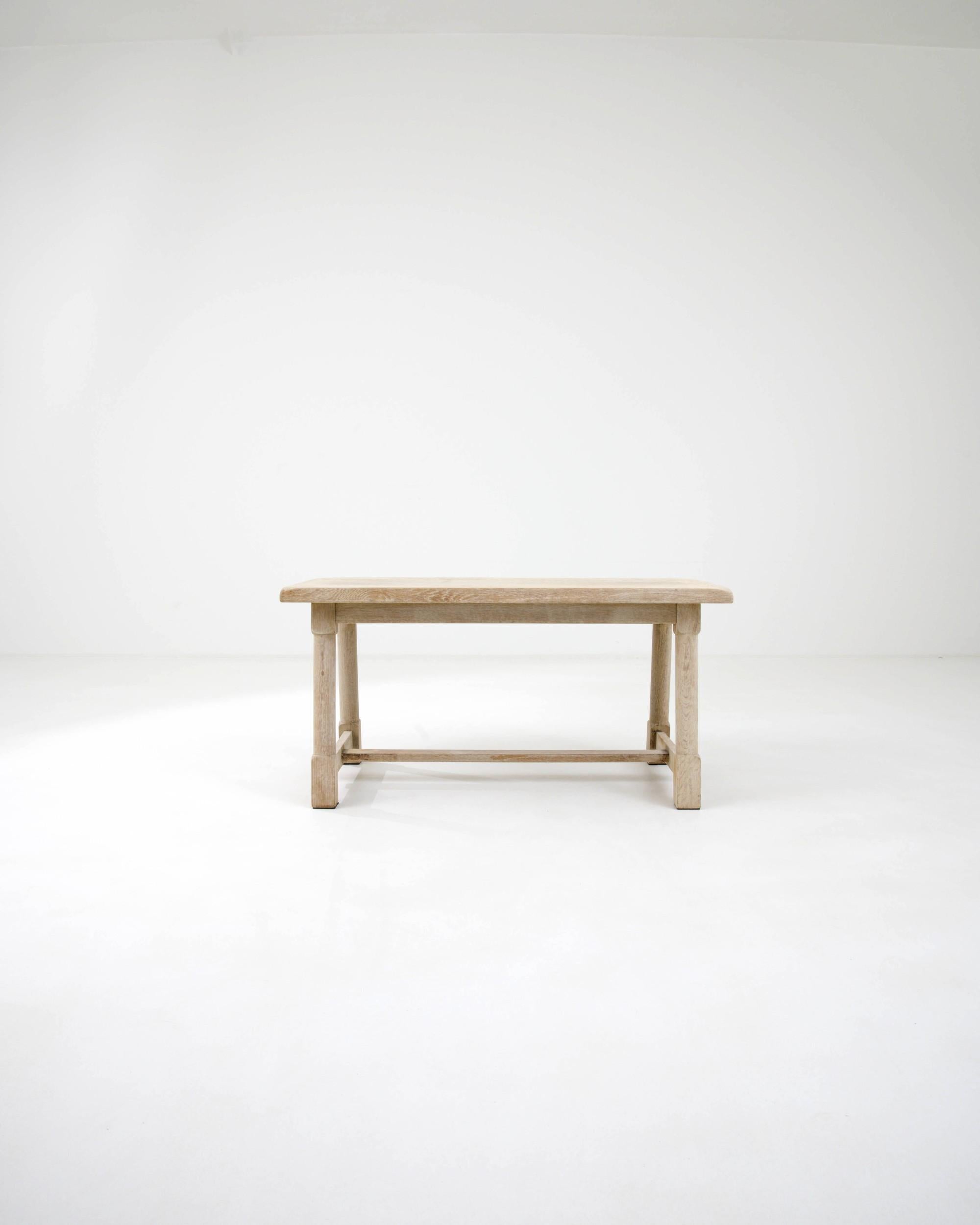 20th Century Belgian Provincial Oak Coffee Table at 1stDibs