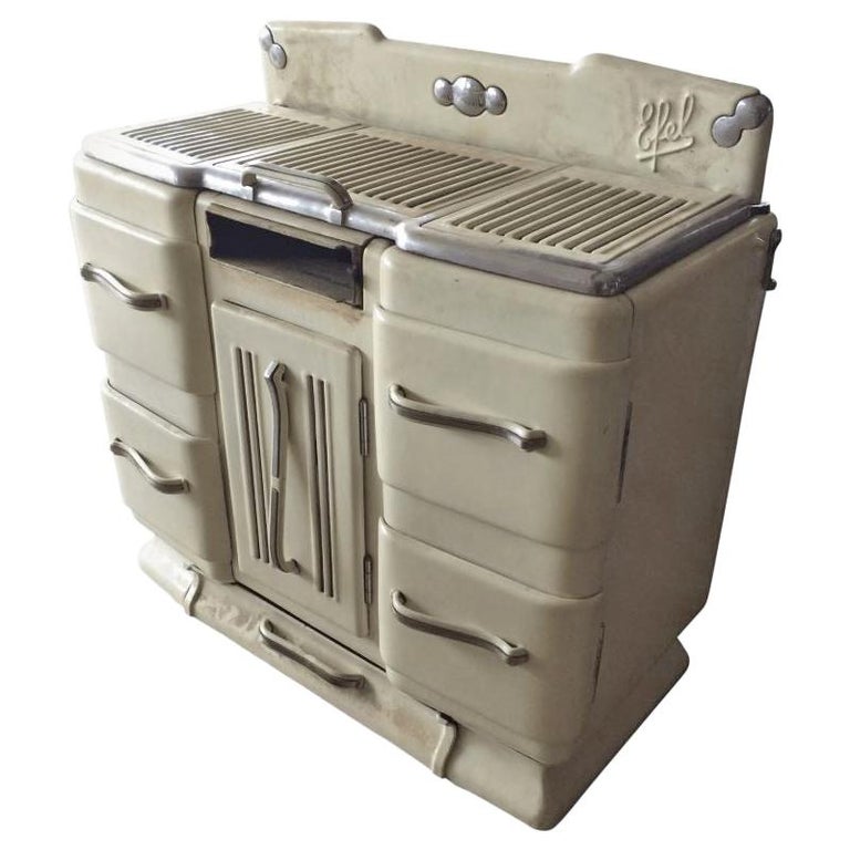20th Century Belgian Stove by Efel, 1940s For Sale at 1stDibs