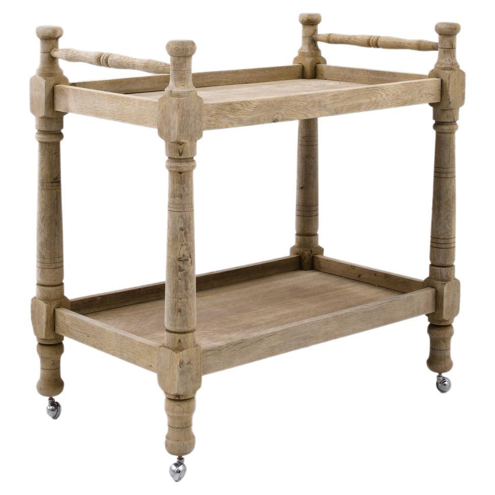 20th Century Belgian Wooden Bar Cart For Sale at 1stDibs