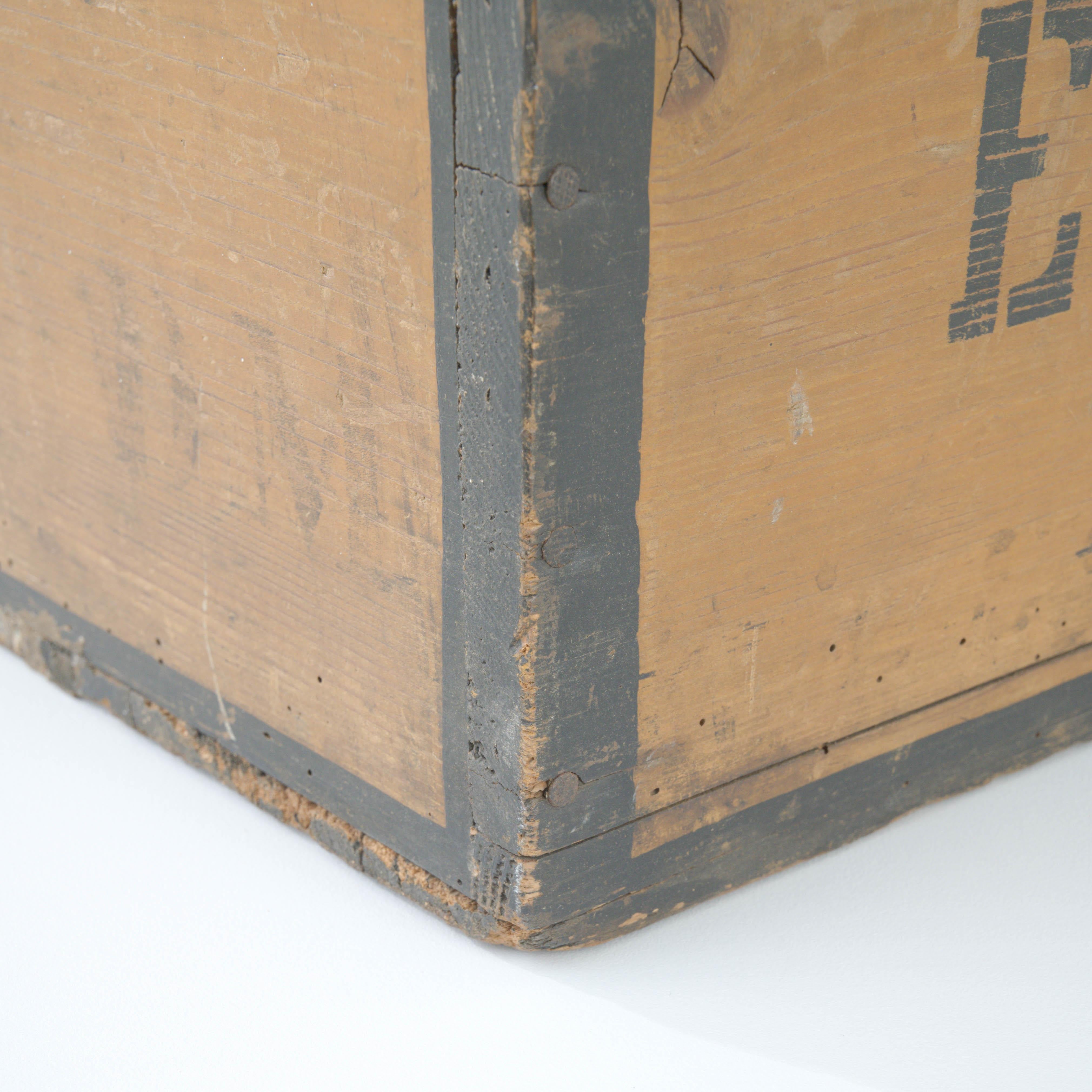 20th Century Belgian Wooden Box at 1stDibs
